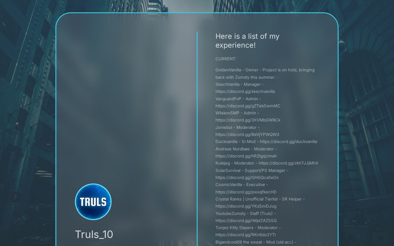 Truls_10's Portofolio